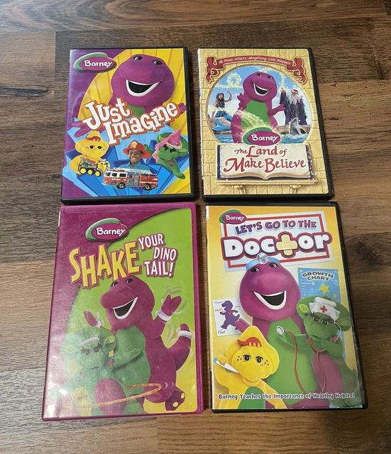 BARNEY & FRIENDS DVD Lot Just Imagine Land Of Make Believe Shake Go To ... BARNEY & FRIENDS DVD Lot Just Imagine Land Of Make Believe Shake Go To ...