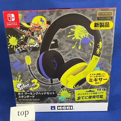 HORI SPLATOON 3 NSW-406 Gaming Headset Standard for Nintendo Switch £63 ...