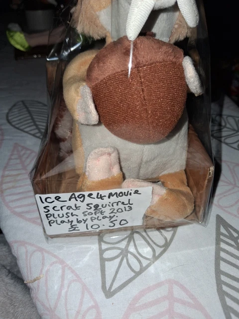 ICE AGE 4 Movie Scrat Squirrel Plush Soft Toy Animal Figure Play By ...