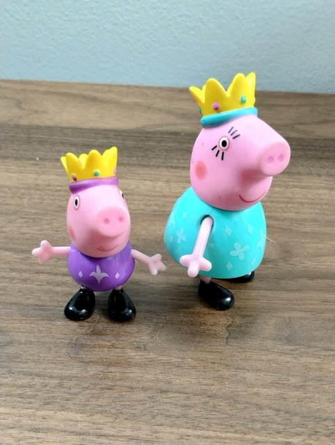 PEPPA PIG ROYAL Family Princess Crown - George Figure & Mother Pig $7. ...