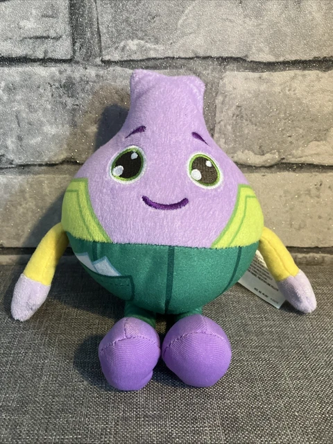 MOON AND ME Mr. Onion Cbeebies Purple & Green Plush Soft Toy Hasbro ...