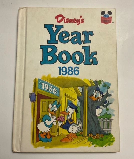 VINTAGE DISNEY'S YEAR Book 1986 Yearbook Walt Disney Wonderful World of ...