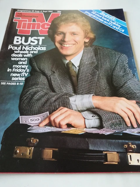 TVTIMES TV TIMES TVS 29 Aug - 4 Sep 1987 BUST Paul Nicholas BAD Michael ...