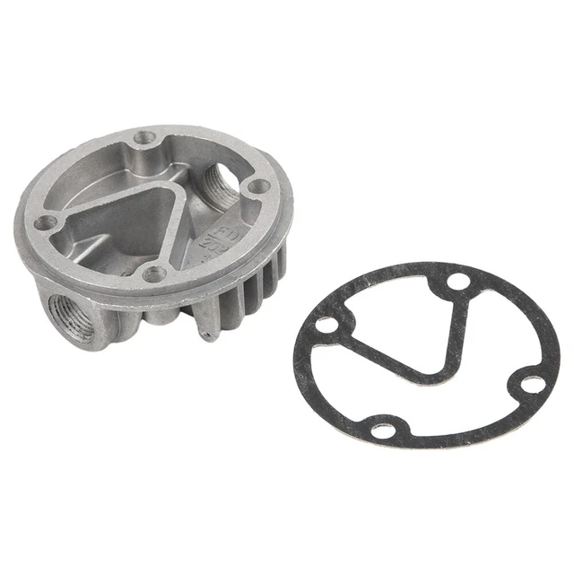 AIR COMPRESSOR CYLINDER Head Aluminum-Fittings Cooling-Cover Pneumatic ...