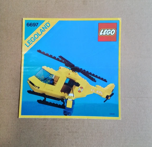 LEGOLAND BAUPLAN , Aufbauanleitung , 6697 Rettungshubschrauber ( 2 ...