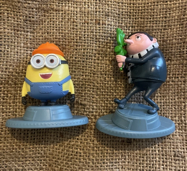 MINIONS DESPICABLE ME Rise Of Gru Illumination Toy Mini Figure PVC Cake ...