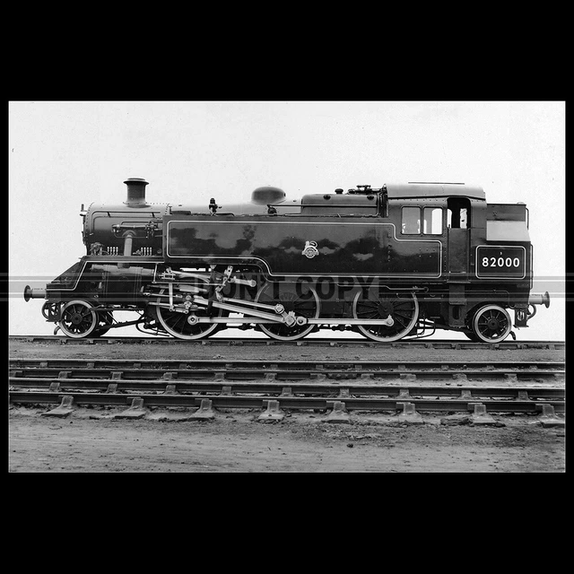 PHOTO T.000289 LOCOMOTIVE STANDARD CLASS 3MT 82000 BRITISH RAILWAYS BR ...