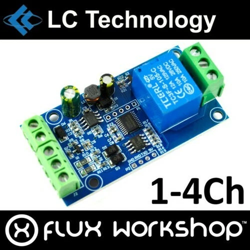 LC TECHNOLOGY RS485/TTL Relay Module (Modbus-compatible) Flux Workshop ...