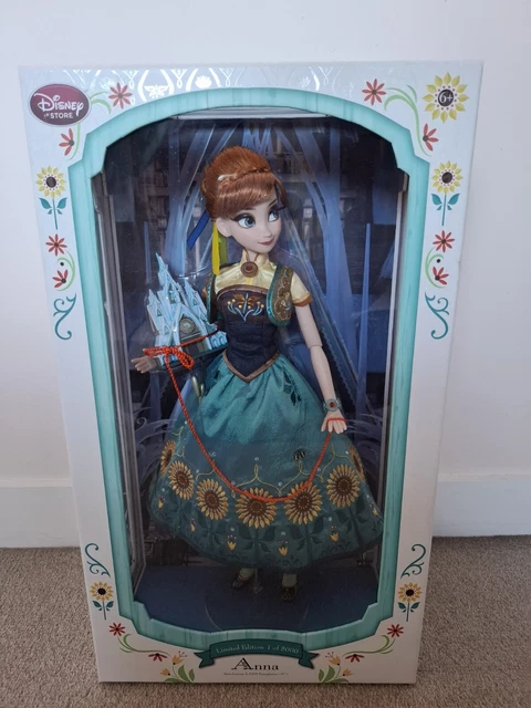 DISNEY STORE FROZEN Fever Anna Disney Limited Edition Doll 17” £220.00 ...