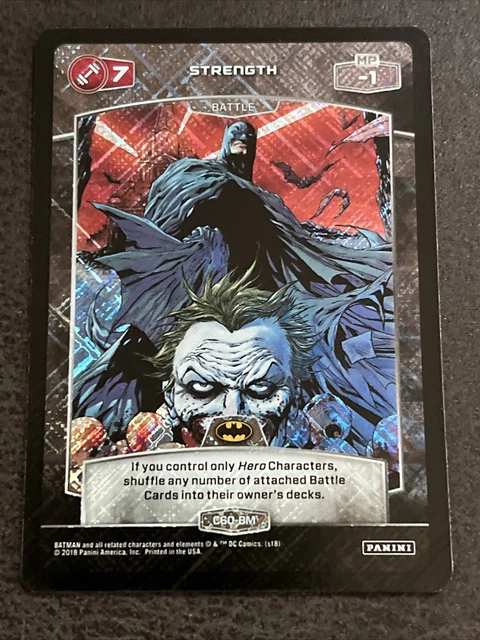 PANINI STRENGTH C60-BM Batman Battle Card 2018 MetaX TCG £2.68 ...
