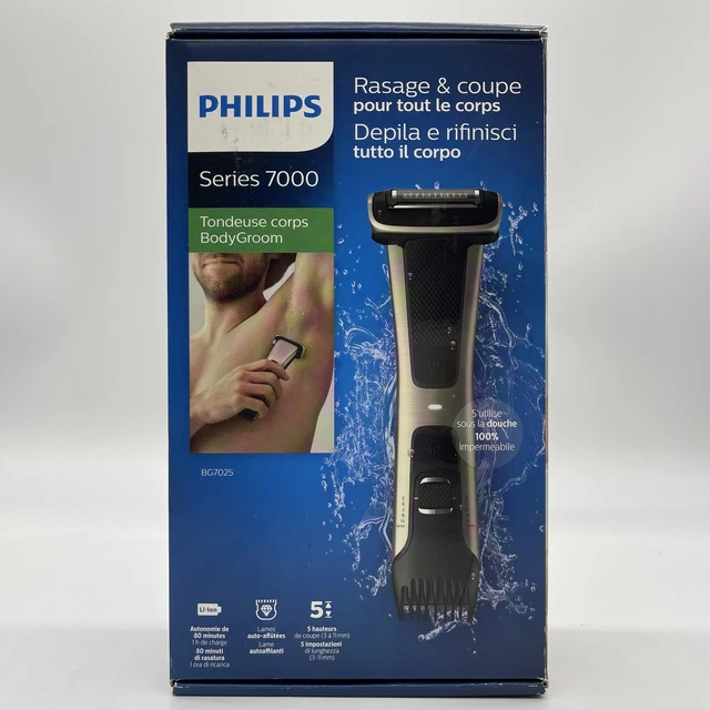 PHILIPS BG7025/15 BODYGROOM Series 7000 mit integriertem Kammaufsatz ...