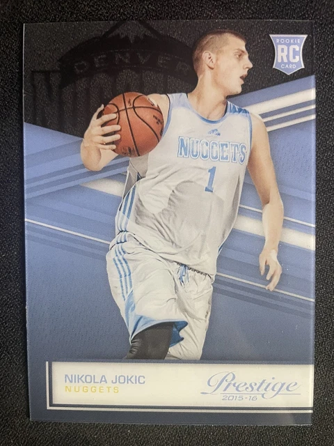 2015-16 PANINI PRESTIGE Basketball Nikola Jokic Rookie Card RC 16 ...
