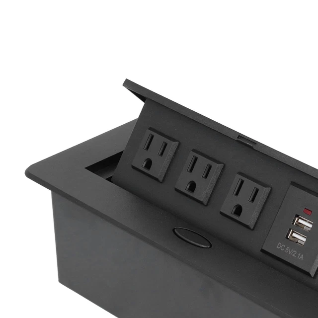 Desktop Socket Embedded Power Outlet W Dual Usb For Charging Us Standard £31 92 Picclick Uk