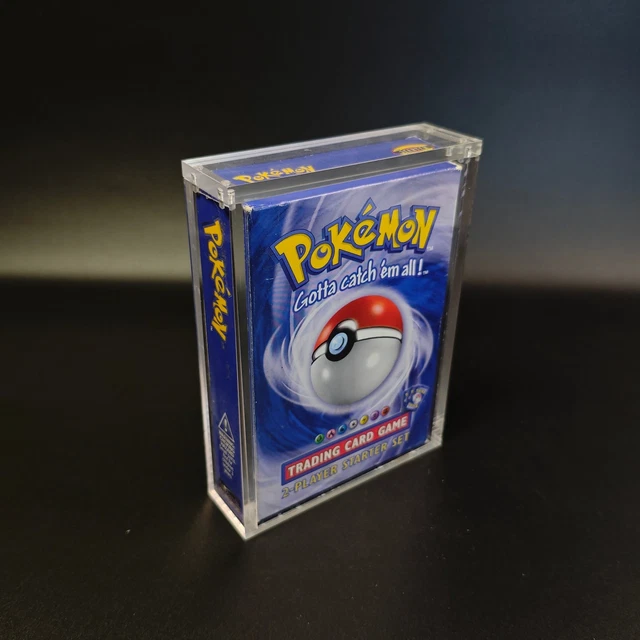 POKÉMON ACRYLIC DISPLAY Case for WOTC Pokemon TCG Theme Deck Booster ...