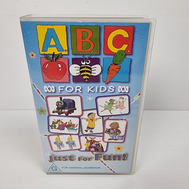 ABC FOR KIDS Just For Fun VHS Video Tape 2004 EUR 22,40 - PicClick DE