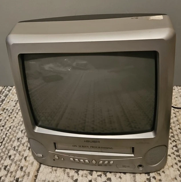 BUSH BTV18SIL/VA 14& Inch CRT TV VCR VHS Video Retro Gaming Television CRT £109.99 - PicClick UK