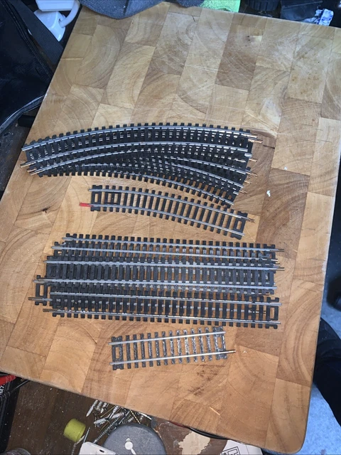 HORNBY OO GAUGE Track Straights Curves Etc Job Lot Model Railway £0.99 ...