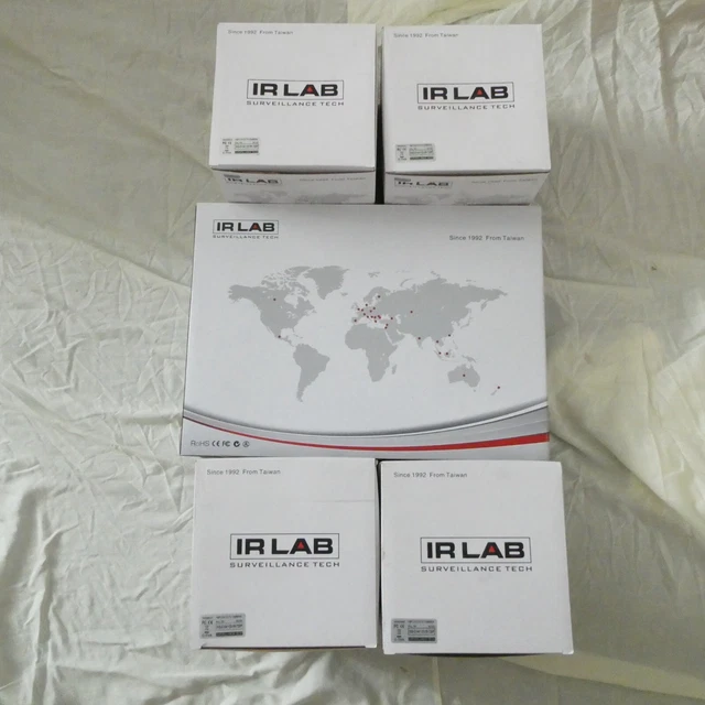 IR LAB COMPLETE CCTV Set Up 1080p DVR And Four 1MP Cameras IRLAB VR ...