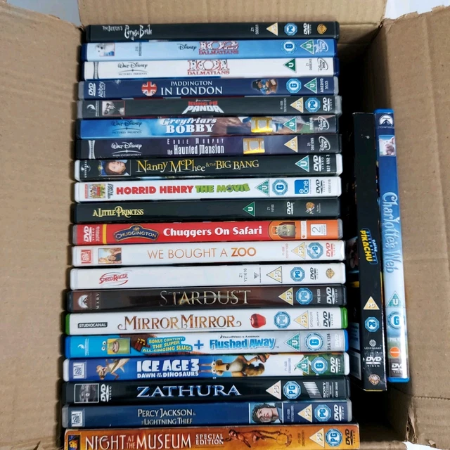 KIDS & FAMILY DVD Movie Box 20+ Films PG U Cert School Holidays Bundle Job Lot £11.99 - PicClick UK