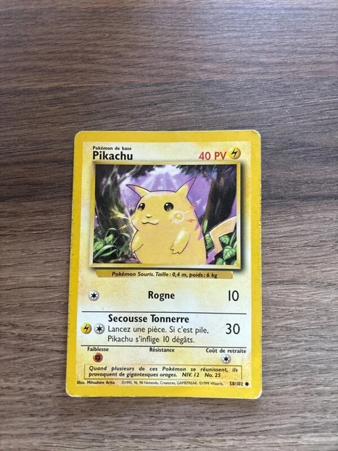 CARTE POKÉMON PIKACHU 1ère édition 1995-96-98 @Matsuhiro Arita EUR 80 ...