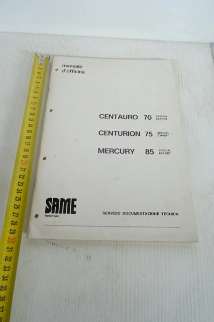 SAME CENTAURO 70 Centurion 75 Mercuty 85 export tractor workshop manual £76.08 - PicClick UK