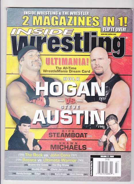 WRESTLER/INSIDE WRESTLING MAGAZINE Volume 27 Hulk Hogan Steve Austin ...