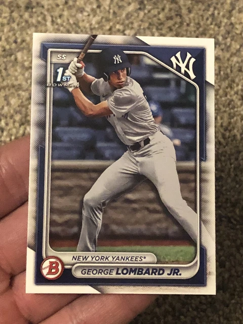 GEORGE LOMBARD JR. YANKEES RC 1a carta 2024 BOWMAN PROSPECTS #BP- 79 ...