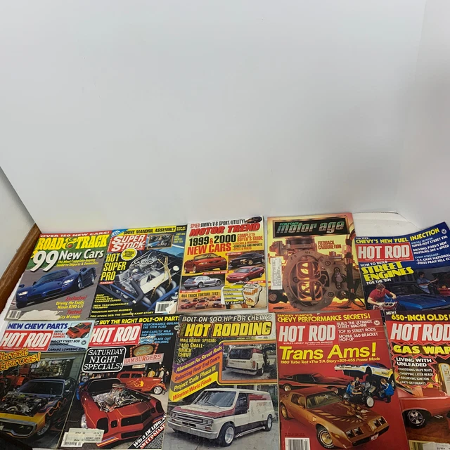 VINTAGE LOT 10 Hot Rod Magazines 1970s, 80s, 90s Mixed Lot. Some Are ...