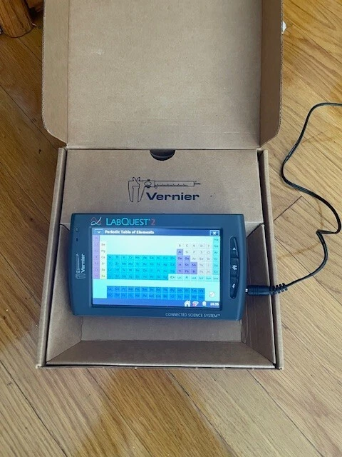 VERNIER LABQUEST 2 Data Logger with pH probe, Gas sensor & Temp probe ...