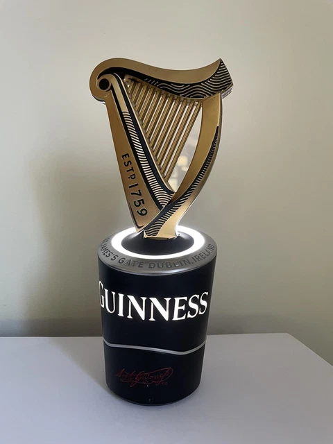 RARE GENUINE GUINNESS Light Up Sign Lamp Pub Man Cave £129.99 - PicClick UK