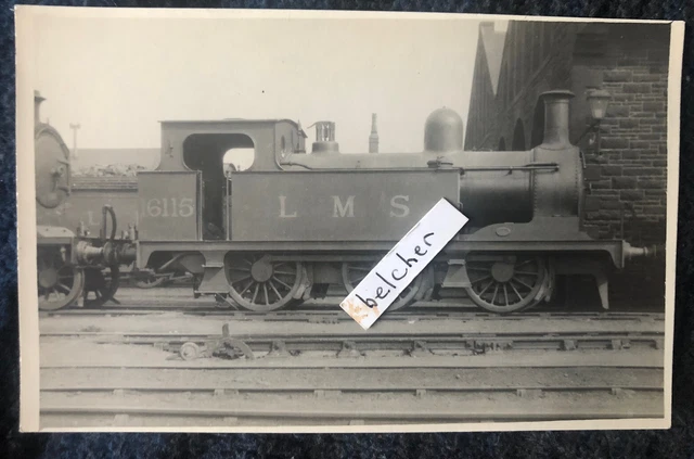 C1930 HURLFORD RUNNING Shed LMS Loco No. 6115 RP Postcard £1.99 ...