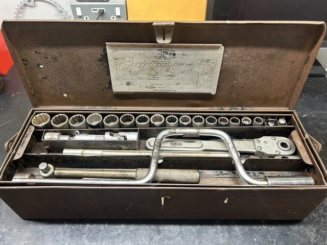 VINTAGE BRITOOL ‘ORIGINAL’ Hex Drive Socket Set - Complete £156.72 ...