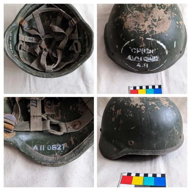 ORIGINAL RUSSIAN VDV Paratroopers Airborne Force helmet 6B27 Russian ...