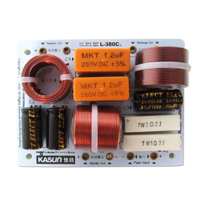 200W L-380C 3 Way 3 Unit Senior Hi-Fi Speaker Frequency Crossover ...