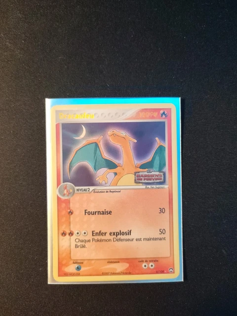 CARTE POKEMON DRACAUFEU 6/108 Holo REVERSE Bloc EX Gardiens du Pouvoir ... CARTE POKEMON DRACAUFEU 6/108 Holo REVERSE Bloc EX Gardiens du Pouvoir ...