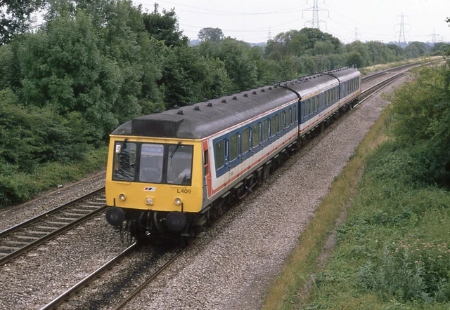 BRITISH RAIL SET L409 Class 117 DMU Railway Photo - Network SouthEast £1.05 - PicClick UK