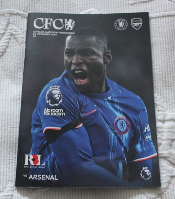 CHELSEA FC OFFICIAL Matchday Programme 10th November 2024 - Chelsea v ...
