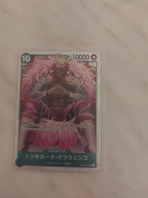 DONQUIXOTE DOFLAMINGO OP04-031 SR - One Piece TCG Card Game OP-04 Kingdom of EUR 2,99 - PicClick DE