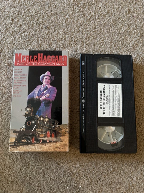 MERLE HAGGARD : Poet of the Common Man VHS 1990 Country Music $8.99 ...