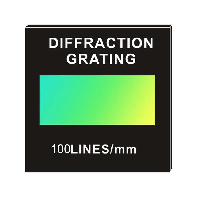 Diffraction Grating For Spectrophotometer Experiments Wavelength Range £17 35 Picclick Uk