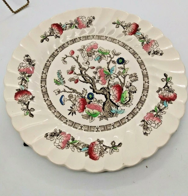 VINTAGE MYOTT FINE Staffordshire Ware Indian Tree Large Plate 10" $19. ...