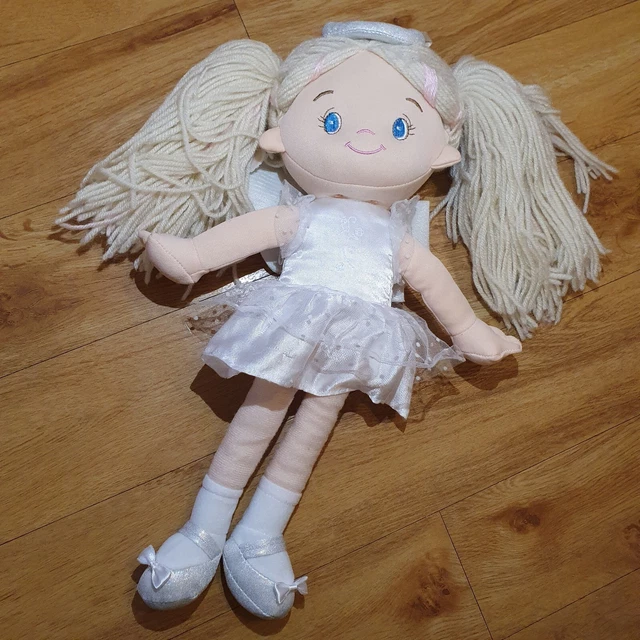 CARD FACTORY BELLA Angel Doll Ragdoll Soft Toy Plush Wings Fairy £17.99 ...