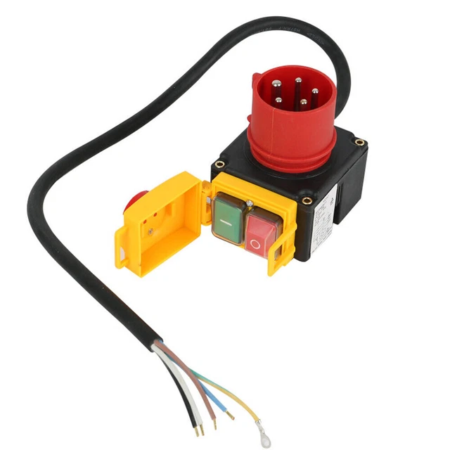 DEVICE SWITCH 400V 5P machine switch main switch emergency stop switch ...
