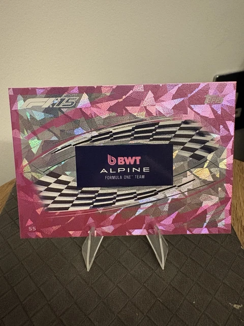 2025 TOPPS TURBO Attax Formula 1 BWT Alpine F1 Team Logo #55 Pink ...