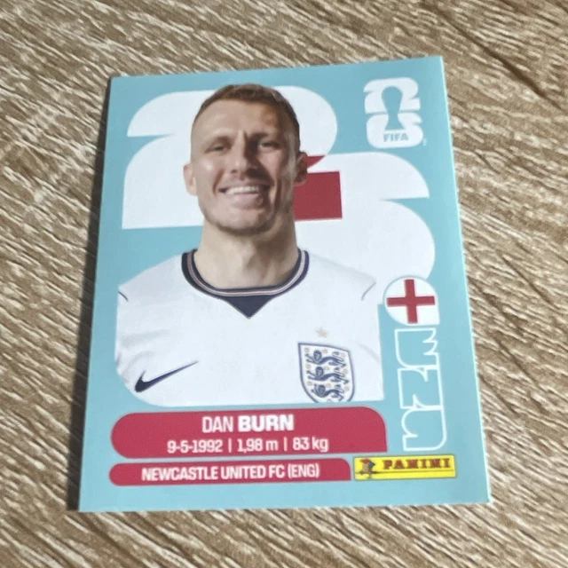 PANINI FIFA WORLD Cup 2026 Sticker ENG 8 Dan Burn England Newcastle ...