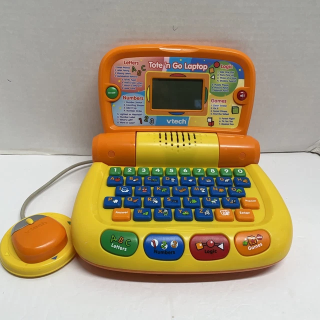 VTECH TOTE-AND-GO LAPTOP Plus Preschool Learning System with Mouse ...