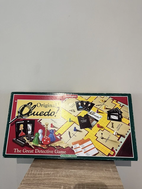 VINTAGE ORIGINAL CLUEDO Detective Game 1995 By Waddingtons. Complete ...