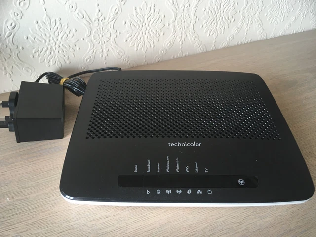 TECHNICOLOR TG589VAC V2 Dual-band VDSL2/ADSL2+ WiFi Router £7.99 ...