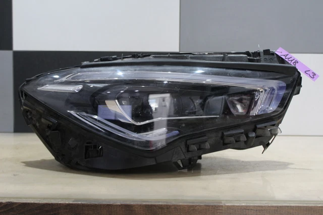 LED SCHEINWERFER RECHTS Original + Mercedes Benz CLA A118 Headlight ...