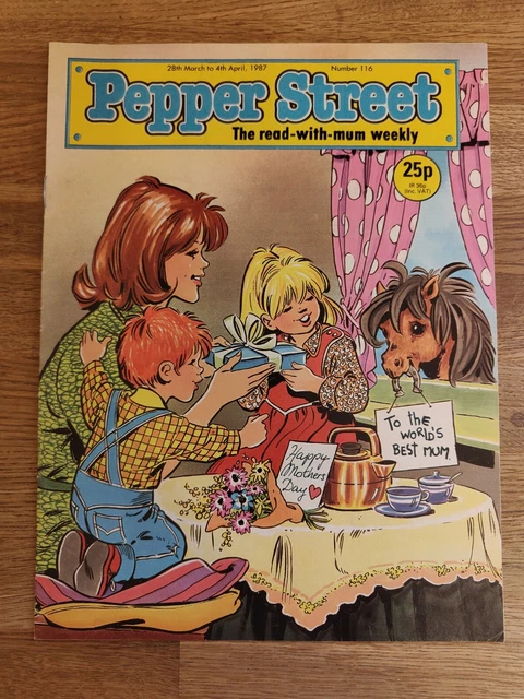 COMIC - PEPPER Street The Read With Mum Weekly UK Comic Issue #116 1987 ...